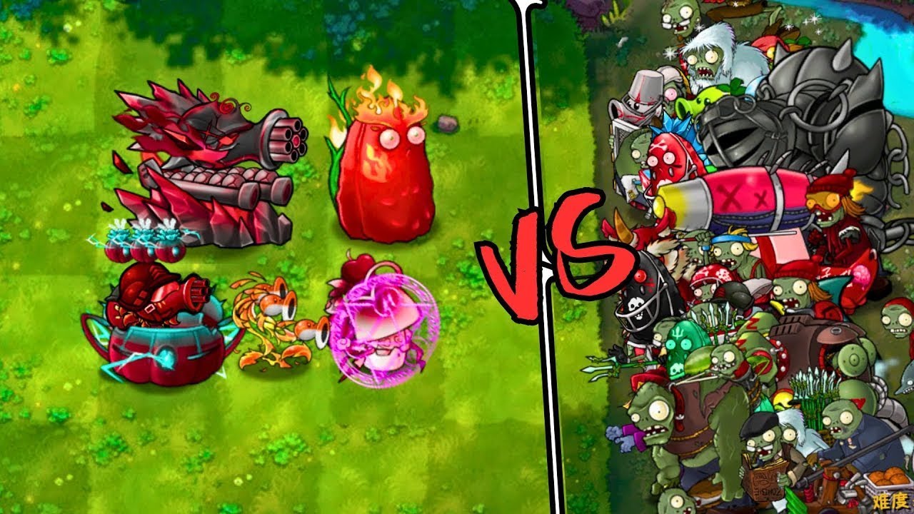 PVZ Fusion V 2.3 - Customize map- Team Ice-Doom Peashooter PvZ Epic Mod ...