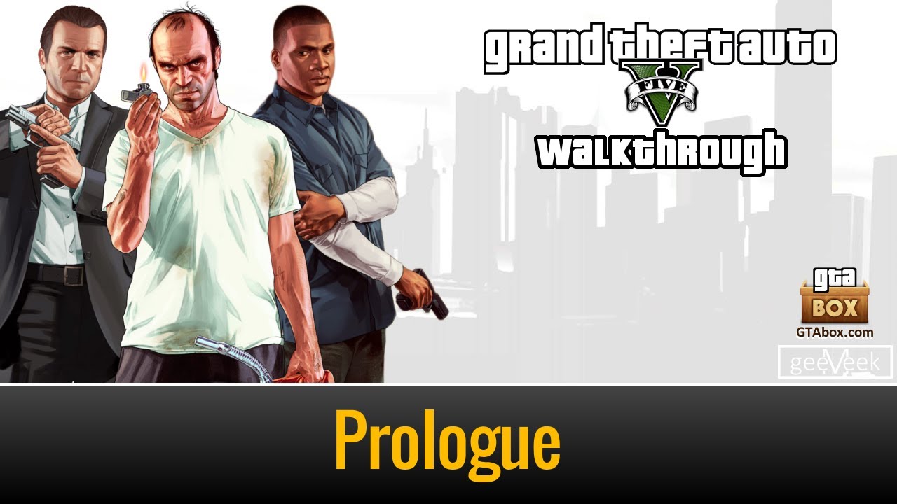 GTA V - Walkthrough - Intro - Prologue (PC 60fps) - YouTube
