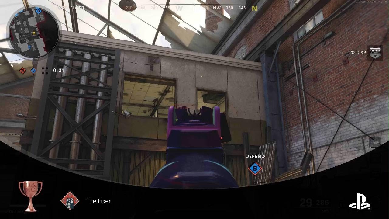 Clean kill with MP5 in COD Black Ops CW - YouTube