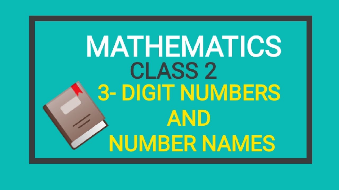3-digit numbers and number names I Strawberry TechI - YouTube