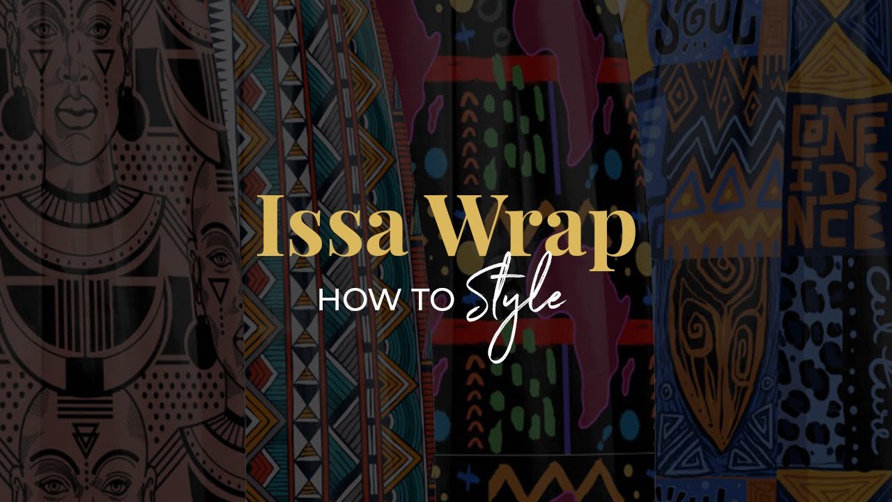 Issa Wrap: Izzy and Liv African Print Wrap Skirt How To Tutorial - YouTube