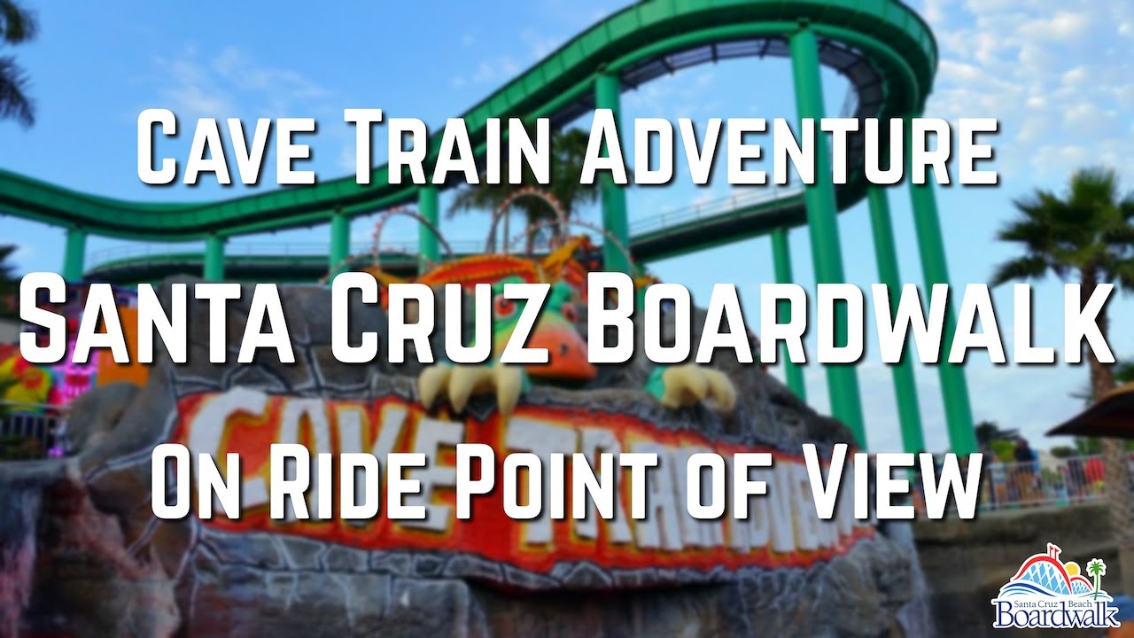 Cave Train Adventure POV - Santa Cruz Beach Boardwalk - YouTube