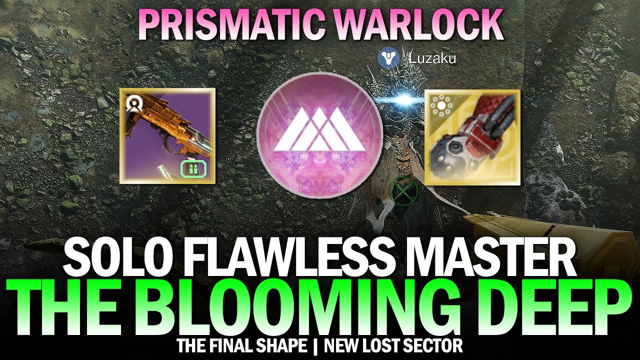 Solo Flawless New Master Lost Sector The Blooming Deep [Destiny 2] - YouTube