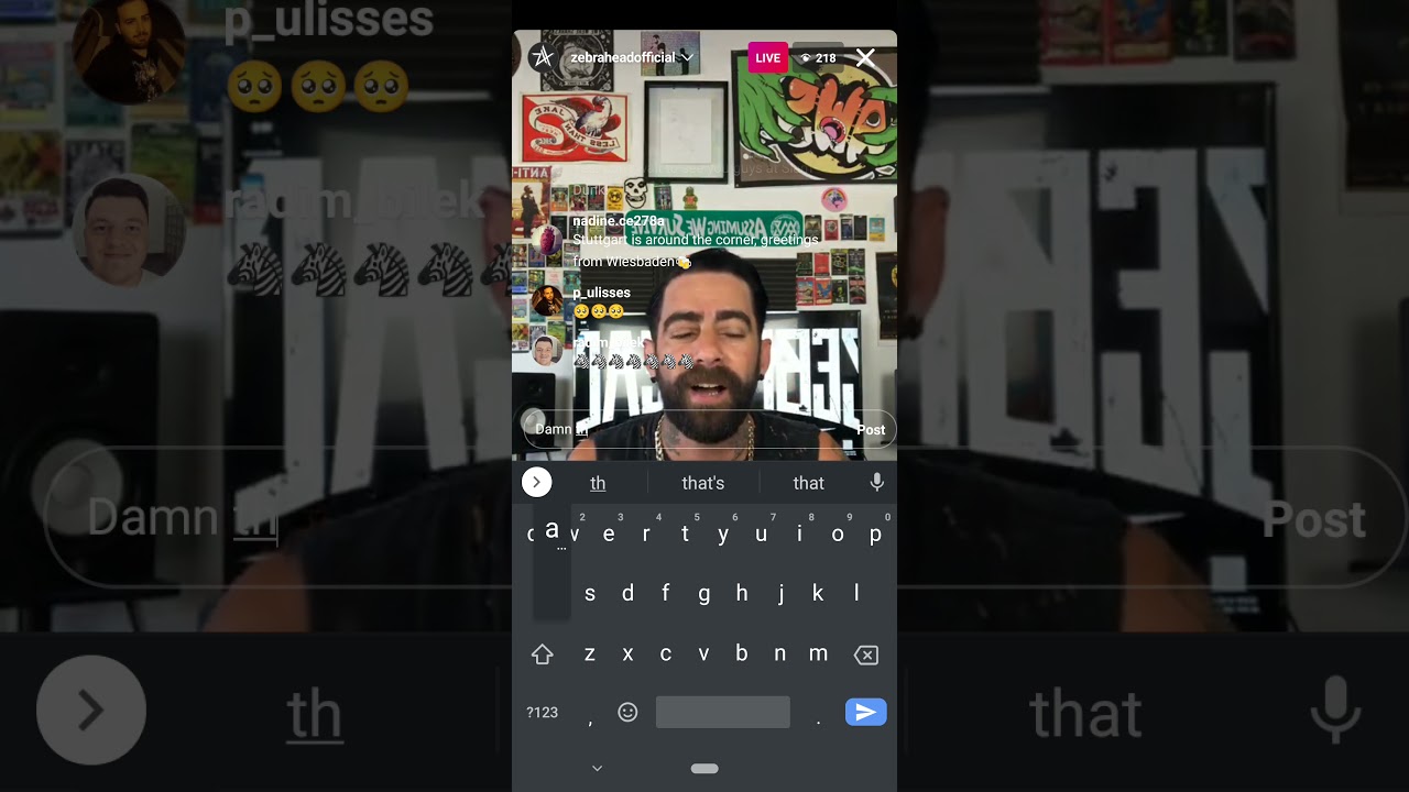 Meet Adrian Estrella! Zebrahead Instagram live july 7th, 2021. - YouTube
