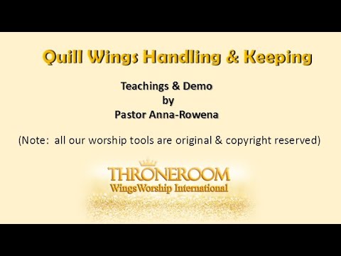 Quill Wings handling and keeping by Anna-Rowena - YouTube
