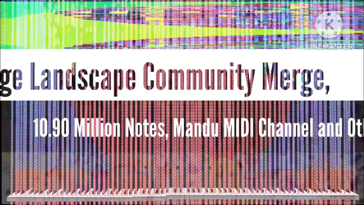 [Black Midi] Large Landscape Community Merge, 10.90 Million Notes ...