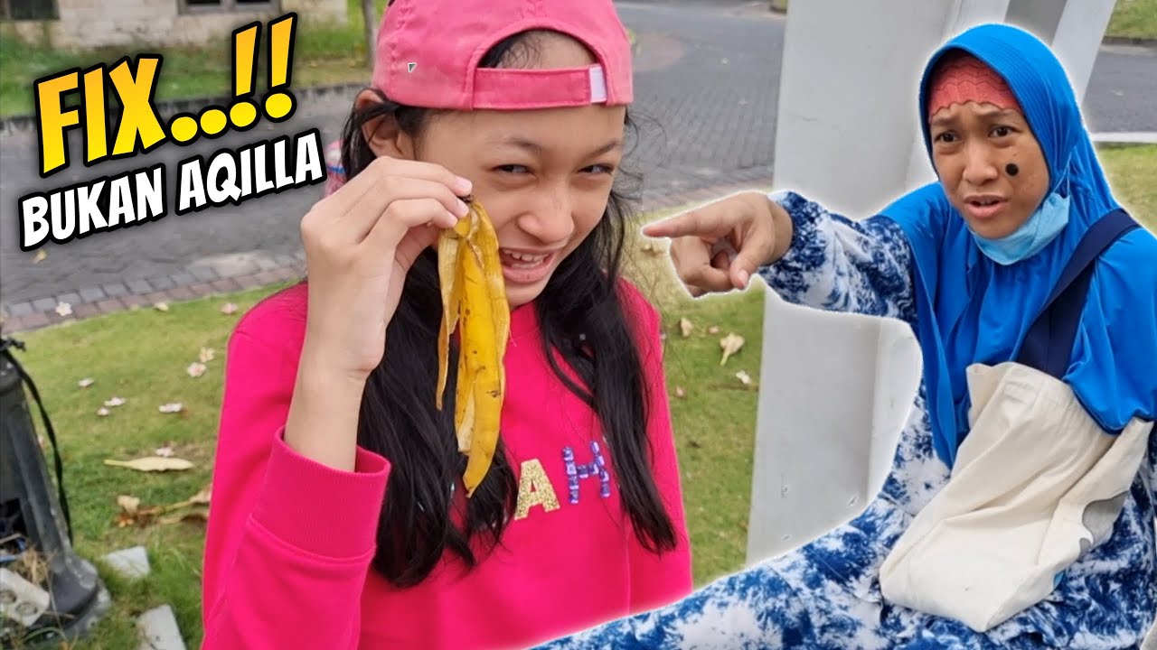 Gedubrak!!! Jatuh Deh... Mbak Kunyit Tergoda Uang Terbang 😄 Drama Parodi Aqilla's Diary - Aqilla ...