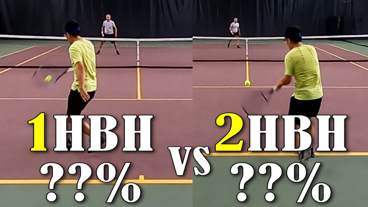 I used both 1HBH and 2HBH in a match and counted their Success Rates ...