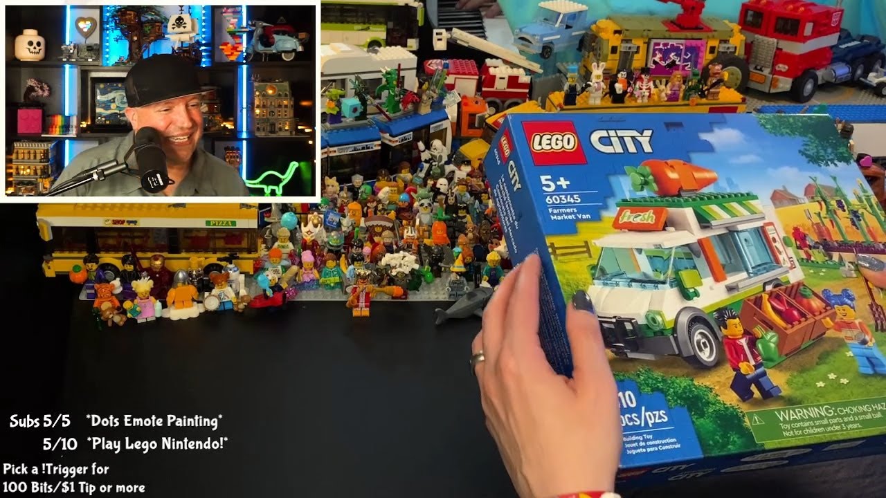 ASMR- Lego ASMR Harvest Van Build from our Live Twitch Channel - YouTube