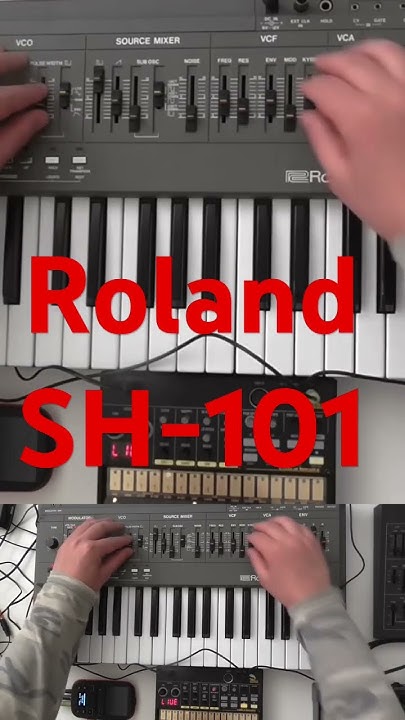 Best Monophonic Bass Synthesizer on Earth SH-101 - YouTube