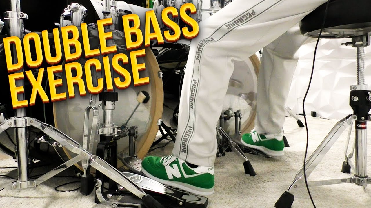 Single Stroke Double Bass Exercise | Drum Lesson - YouTube