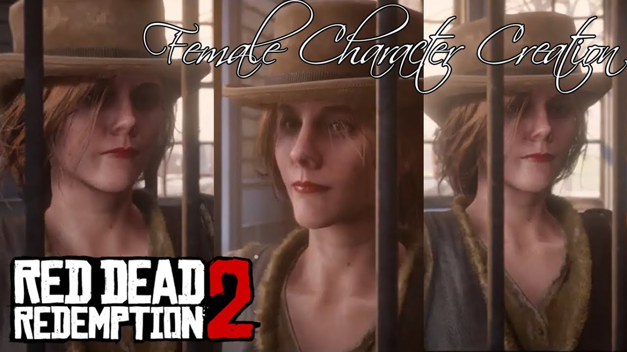 RED DEAD REDEMPTION 2: FEMALE CHARACTER CREATION - YouTube