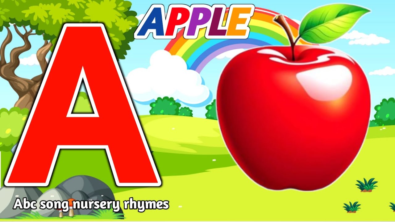 a for aplle b for ball||abc song||phonic song||a to z learn for toddler ...