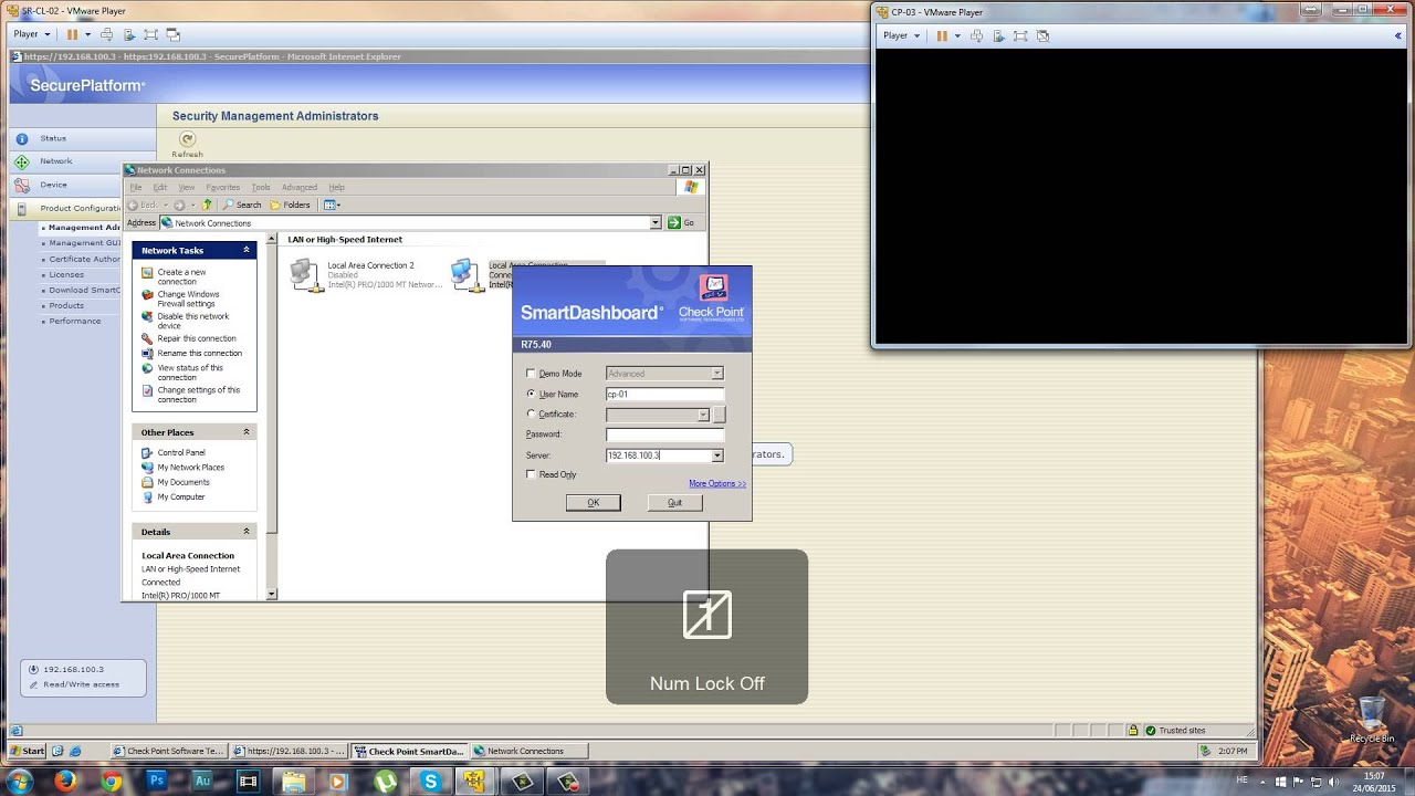 התקנה והגדרות בסיסיות ב CheckPoint - YouTube