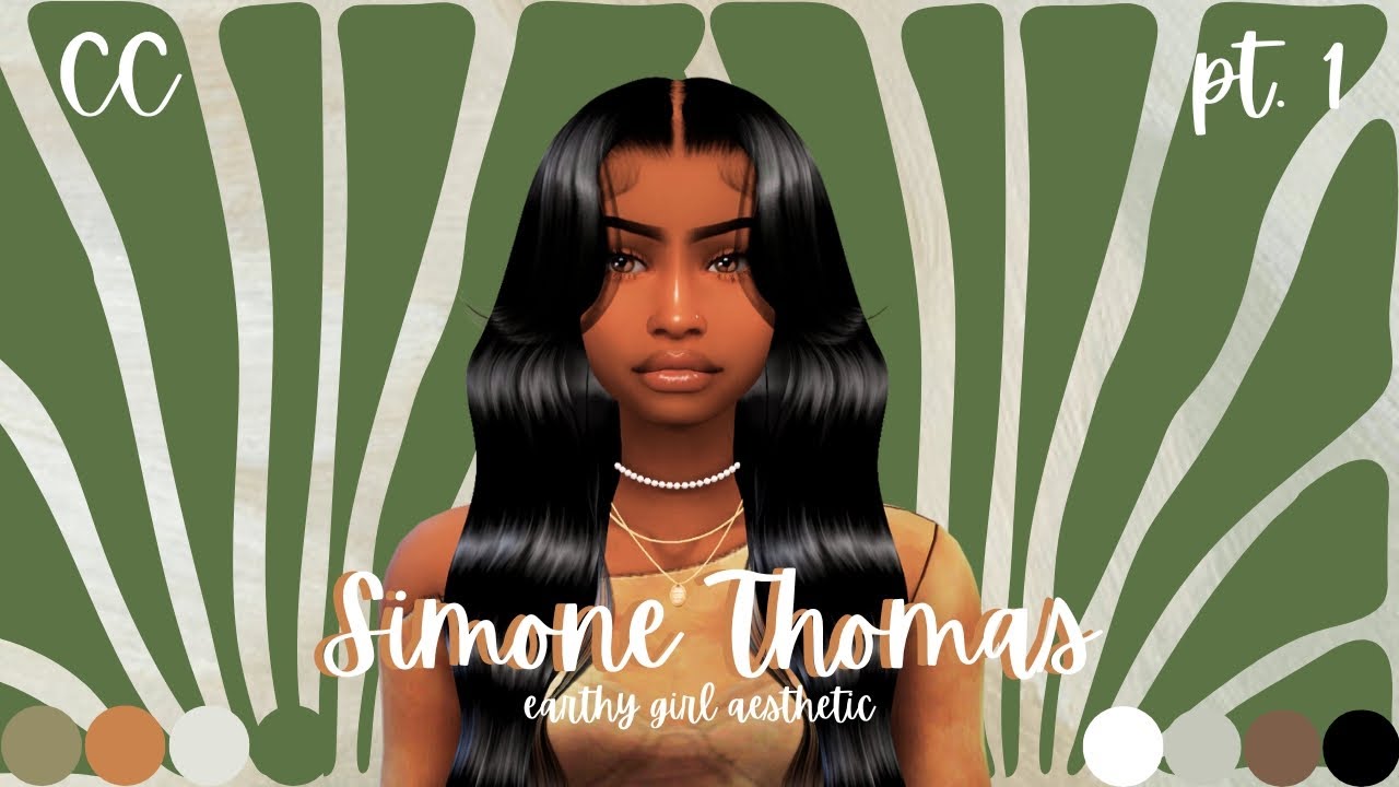Simone Thompson💚🌿| Create A Sim (Sims 4) - YouTube