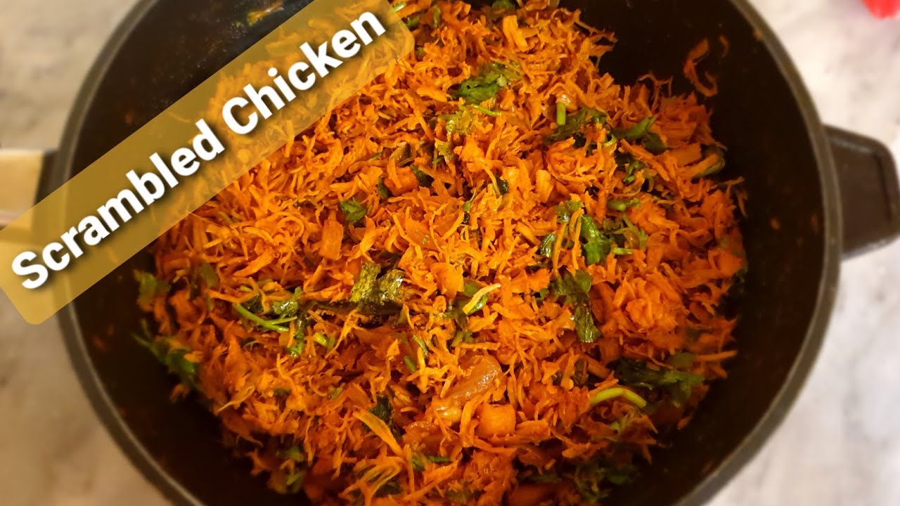 Scrambled Chicken | Chicken Chilli ചിക്കൻ ചിക്കിയത്|Sandwich Chicken ...