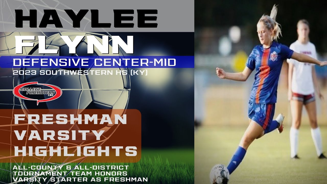Haylee Flynn | 5'8" DEF CM | Freshman Varsity Highlights c/o 2023 - YouTube