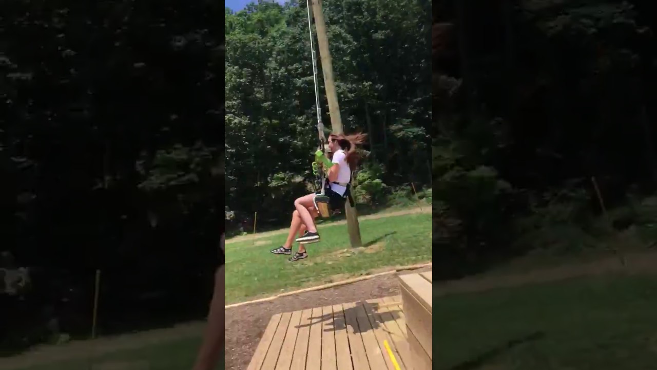 Giant Swing Ride at Off the Grid Mountain Adventures - YouTube