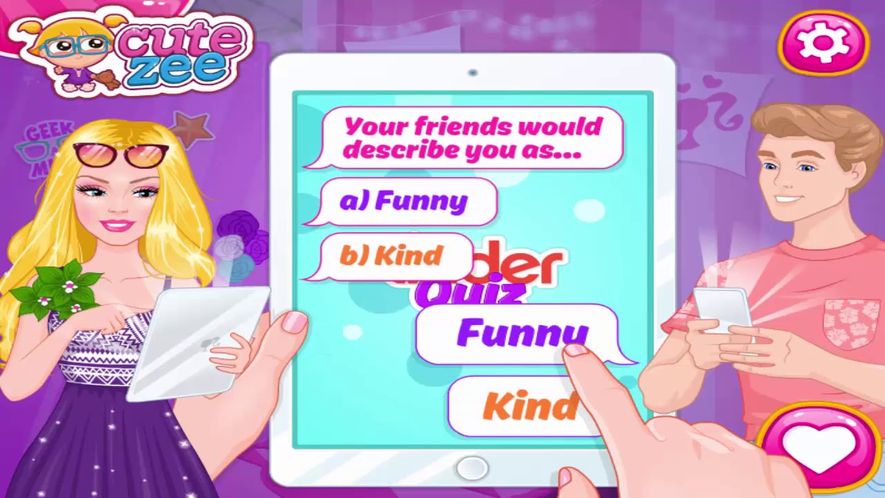 Barbies Tinder Love Match Barbie Video Games For Girls - YouTube