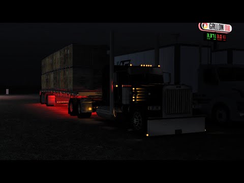 loaded takeoff in rollin 389| pete 379 config| Slav Jerry ISX 15 SP ...