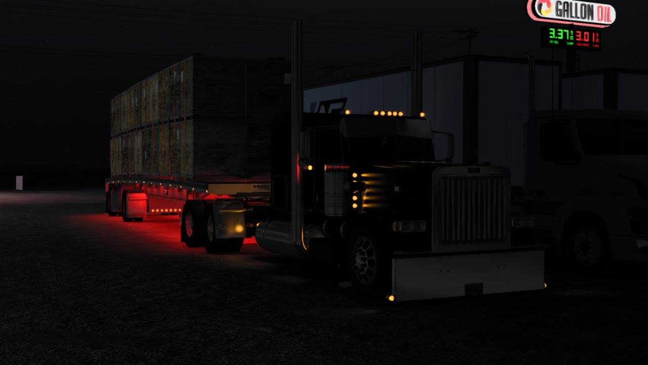 loaded takeoff in rollin 389| pete 379 config| Slav Jerry ISX 15 SP ...