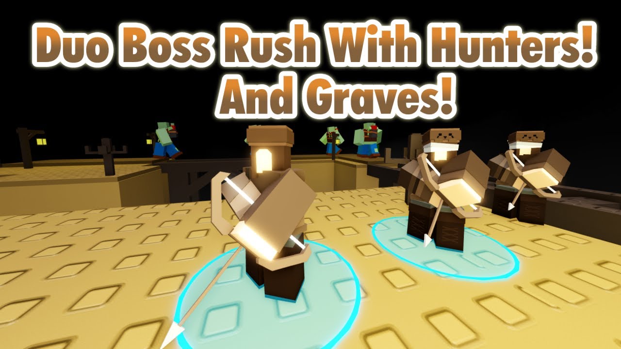 Master Tower Defense Duo Boss Rush With Hunters! - YouTube