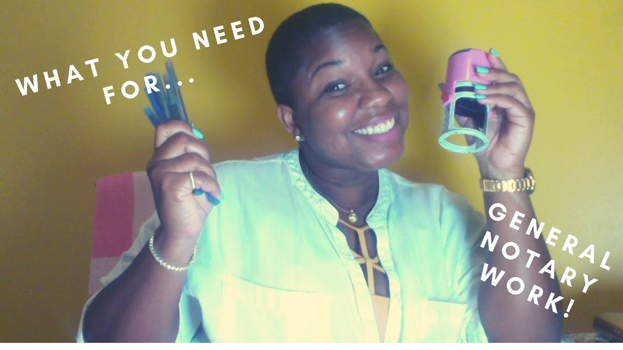 What You Need to Start General Notary Work - YouTube