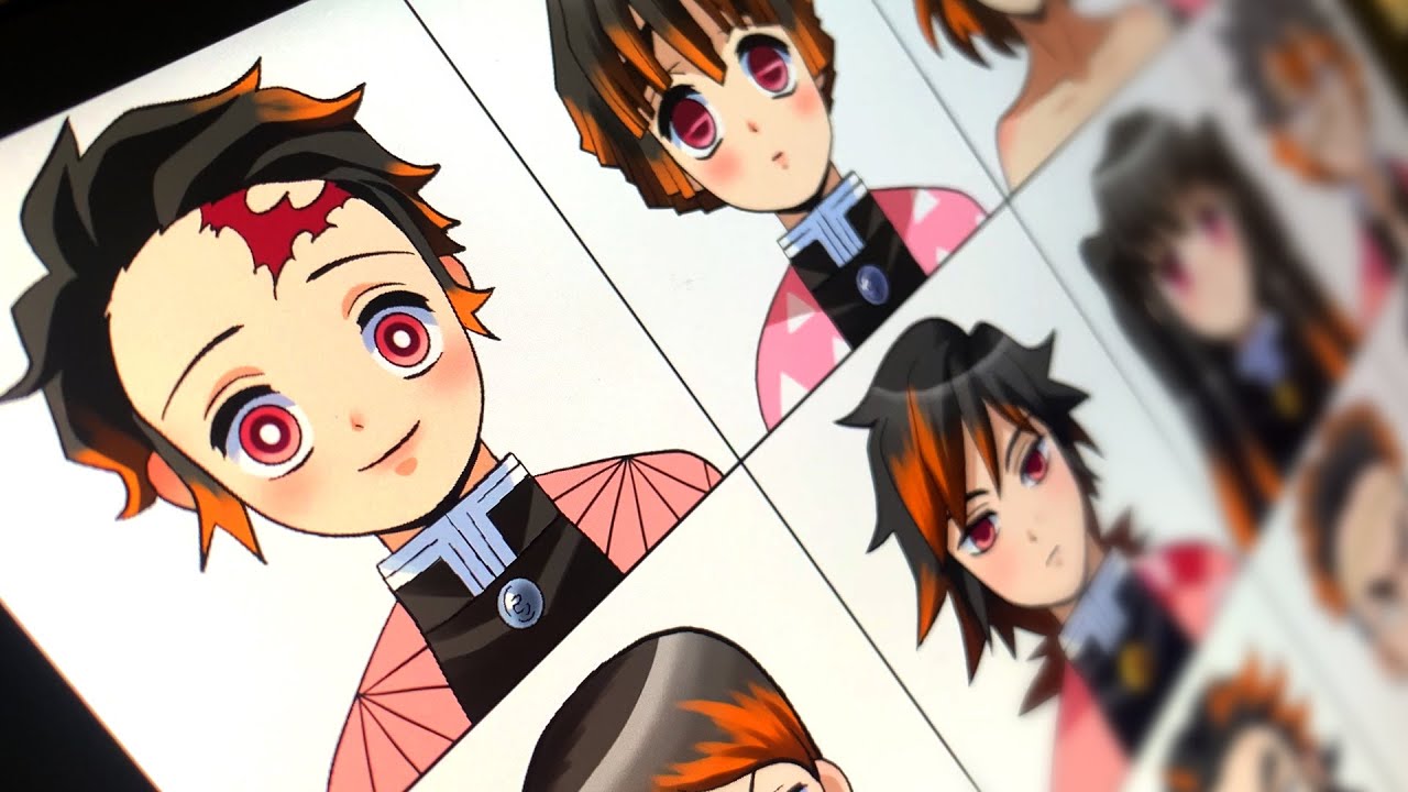 Drawing Demon Slayer Crop In Nezuko Styles 【kimetsu No Yaiba】 Youtube