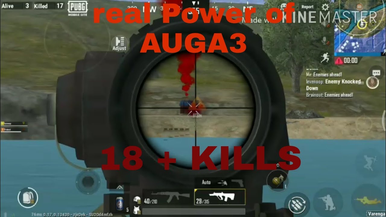 Real Power of AUG A3 IN PUBG LITE 2/4 - YouTube