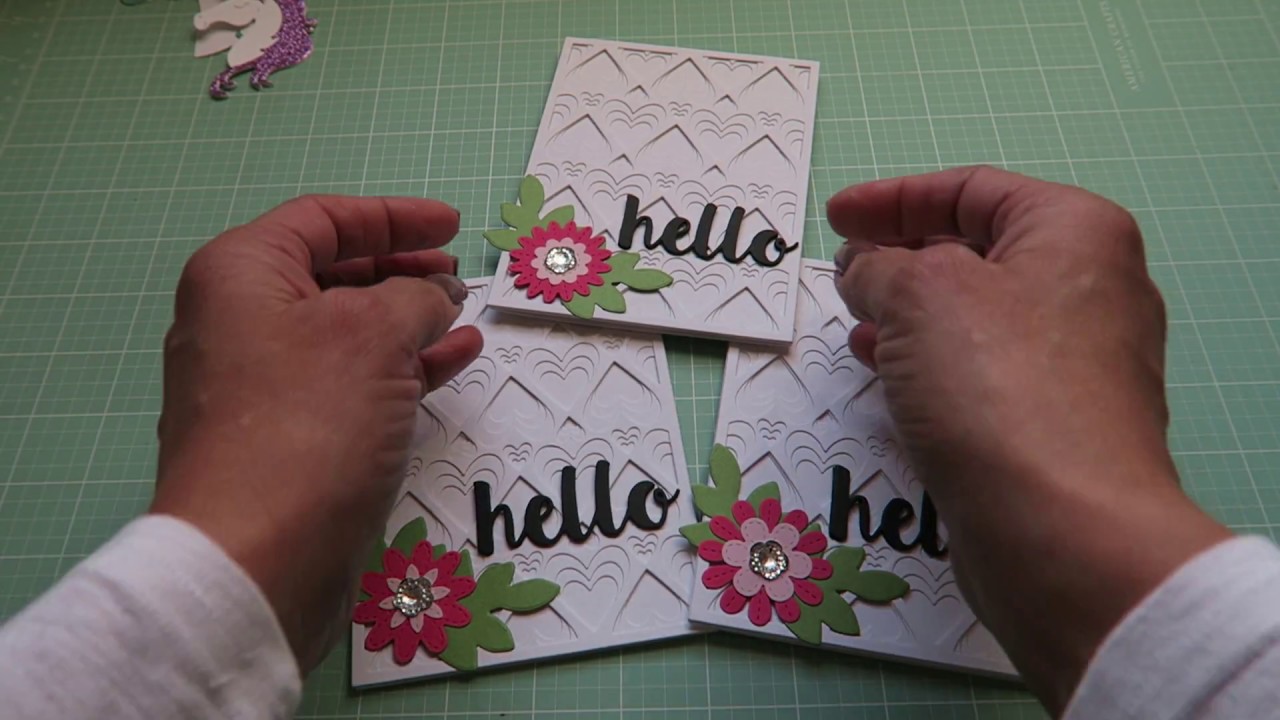 Hello Friend Card Set Featuring Birch Press Designs Dies - YouTube