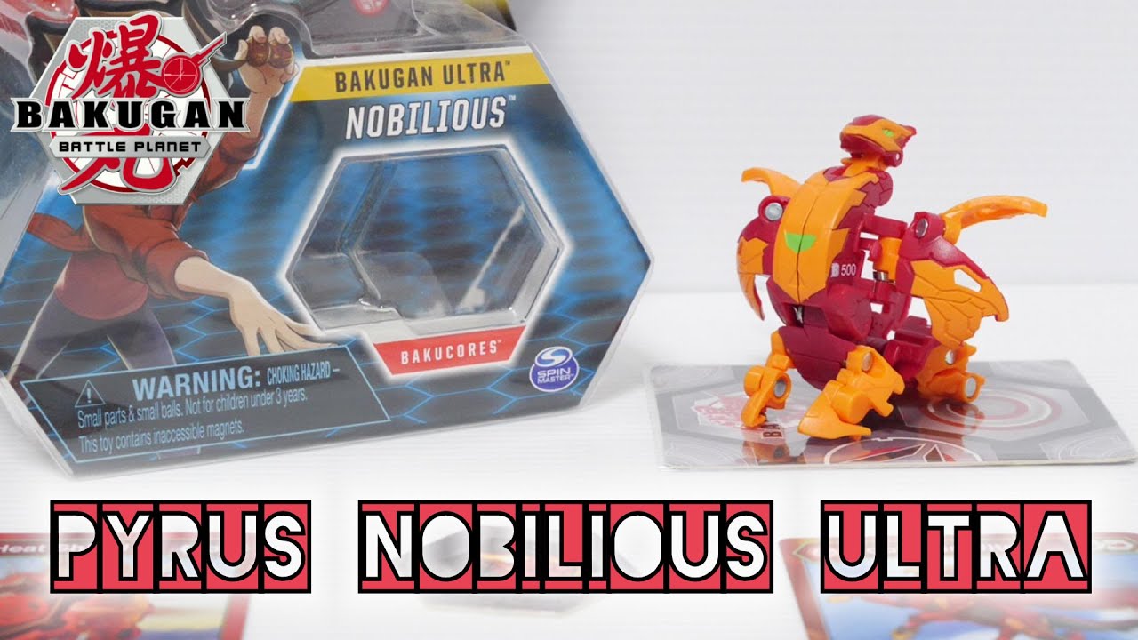 PYRUS NOBILIOUS ULTRA Single Pack | Battle Planet | BAKUGAN UNBOX - YouTube