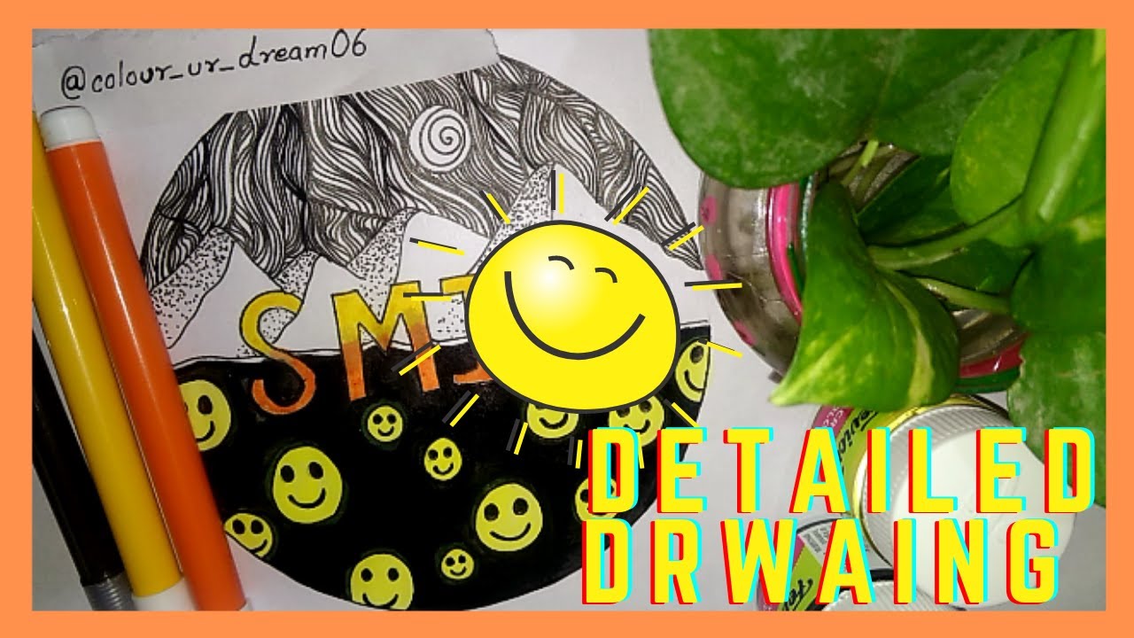 Detailed Drwaing | Easy Drawing | Simple Drwaing - YouTube