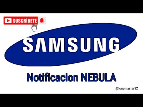 🎵 Tono de Notificación Samsung NEBULA || Samsung NEBULA Notification ...