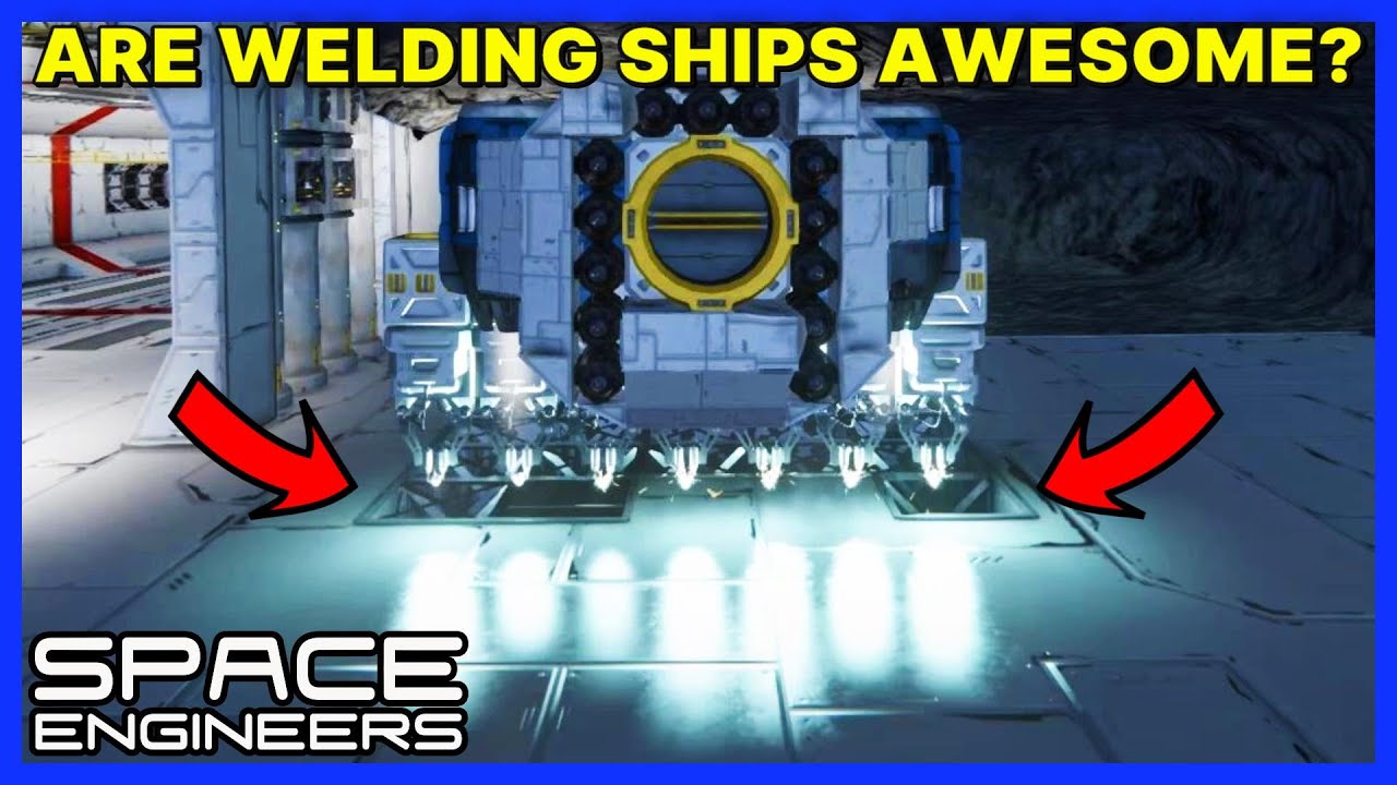 Are WELDING SHIPS just AWESOME?!? - Vanilla SPACE ENGINEERS Survival ...