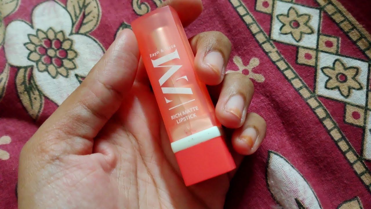 What is Halal Makeup| ZM (Zayn & Mayza) Rich Matte Lipstick Review ️ ...