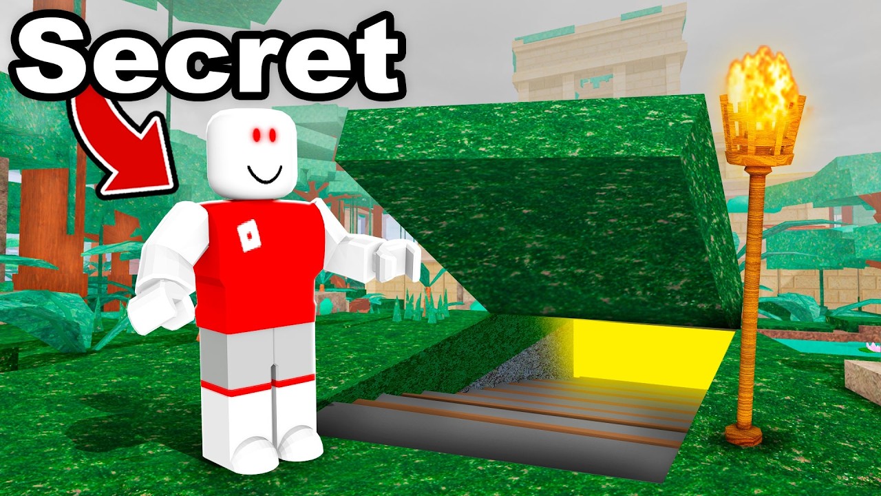 Using ADMIN to Build a SECRET JUNGLE BASE in 99 Nights in the Forest ...