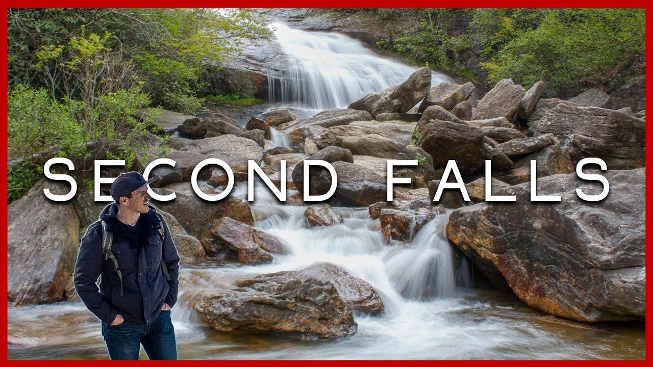 Second Falls Waterfall near Asheville | Blue Ridge Parkway - YouTube