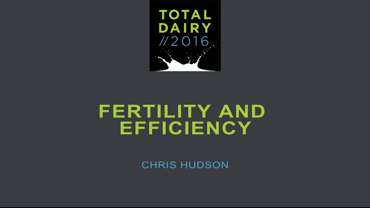Fertility and Efficiency by Chris Hudson - YouTube