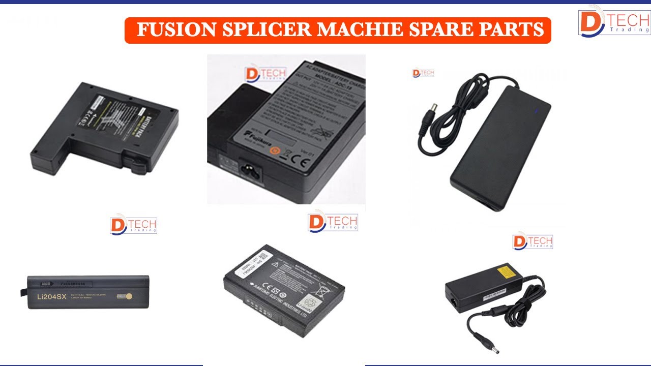 Fusion Splicer machine Spare parts in Nepal || charger || battery || D ...