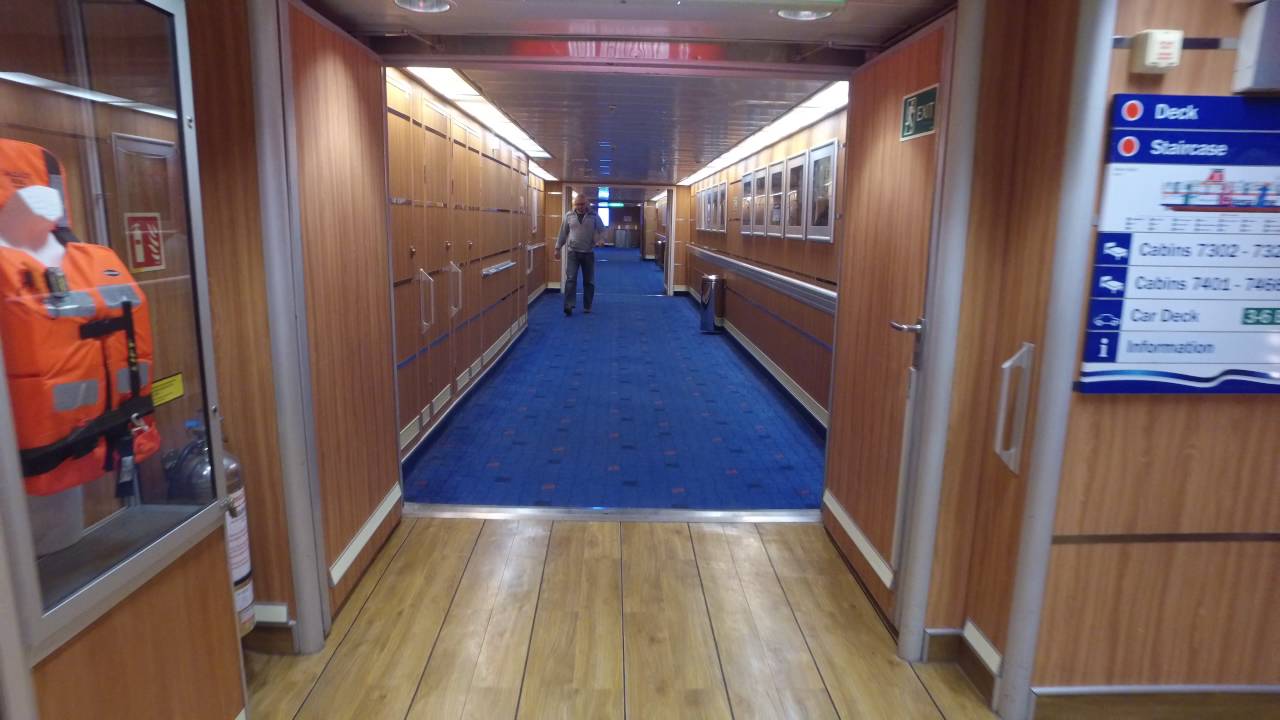 spacer po promie Stena Spirit. 4K - YouTube