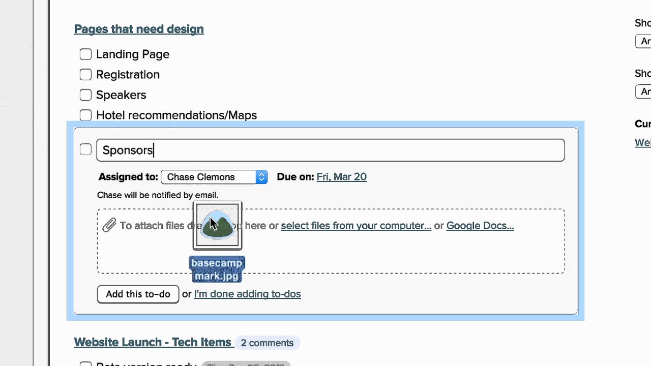 Basecamp Demo - To-dos - YouTube