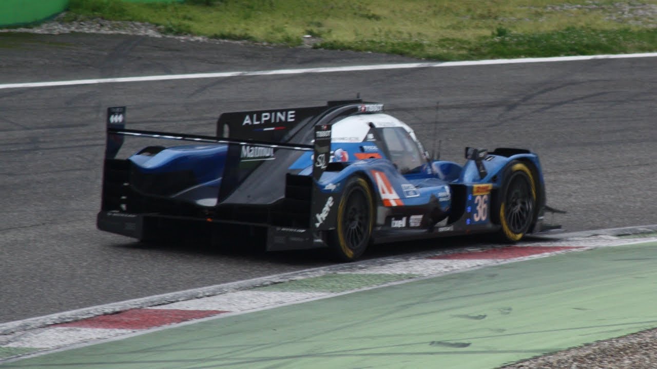 2017 Alpine A470 LMP2 testing at Monza WEC prologue 2017-flybys ...