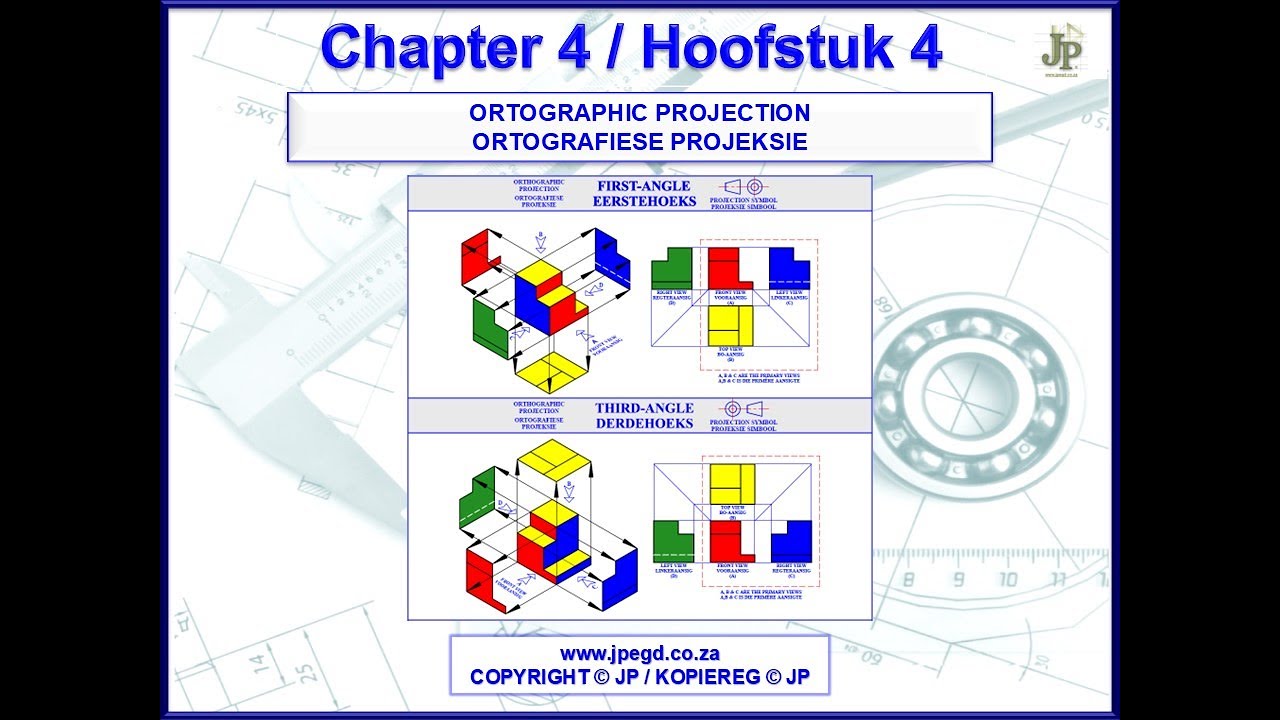 JPegd Gr10 Workbook Mechanical Drawings - Orthographic Projection - YouTube