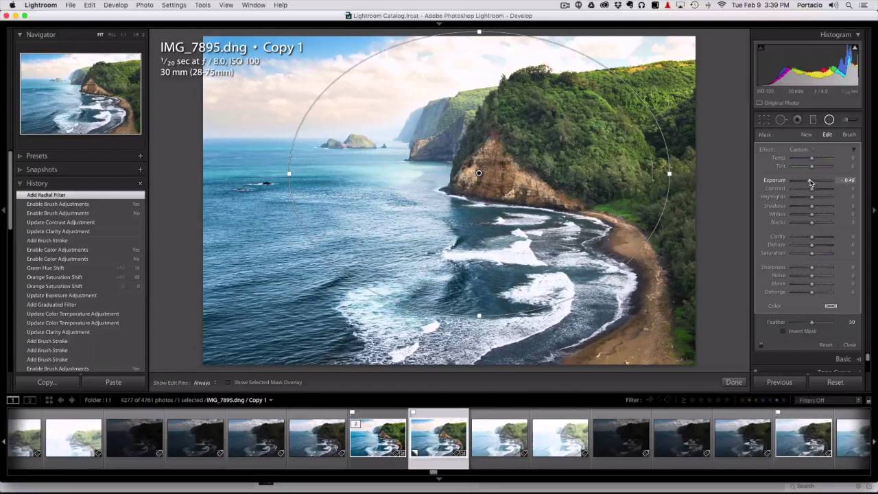 How to: Photo Editing: Hawaiian Cliffs - YouTube