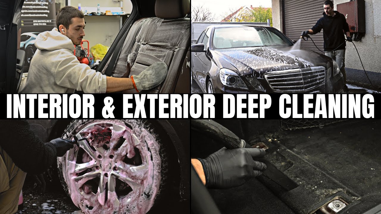 Mercedes W212 Interior Deep Clean - Car Detailing - YouTube