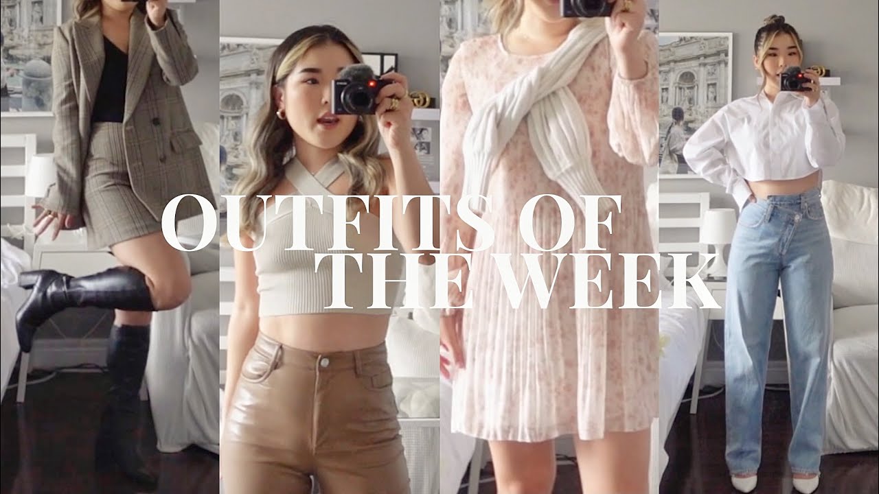 ARITZIA OUTFITS OF THE WEEK - weekly work fit👚 | WEARELAMODE - YouTube