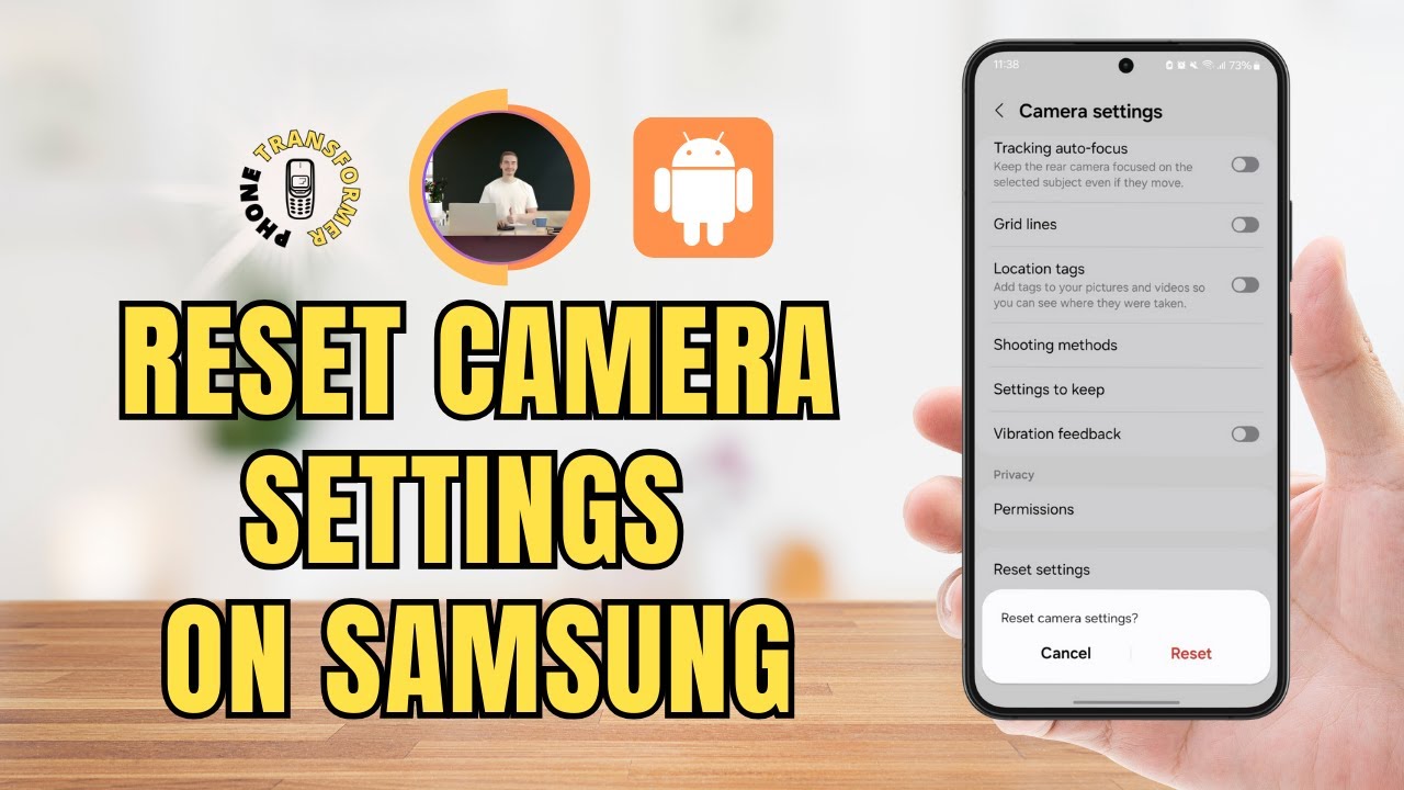 How to Reset Camera Settings on Samsung - YouTube