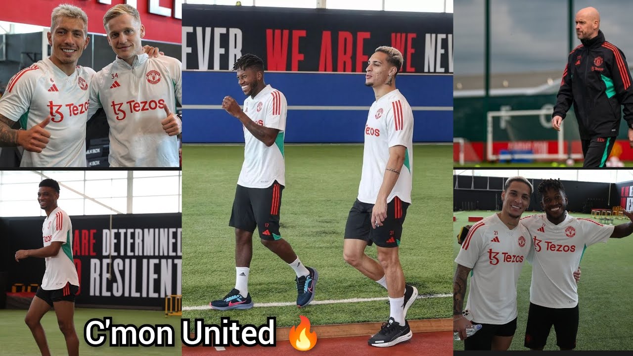 Yes 🔥,Manchester United storm Carrington training base as Antony, Fred ...