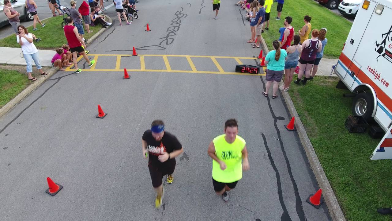 ICE CREAM RACE 5K (QUAD IIII) 2016 Finish 2 - YouTube