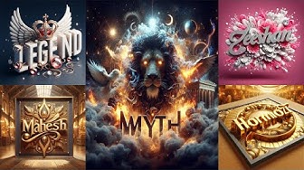 Creating 3D Name Art: Easy Bing AI Tutorial - YouTube